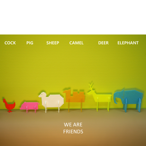 Download free STL file Simple animals ・ Cults