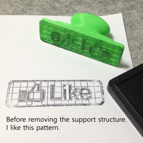 Free 3d print files "Like" stamp ・ Cults