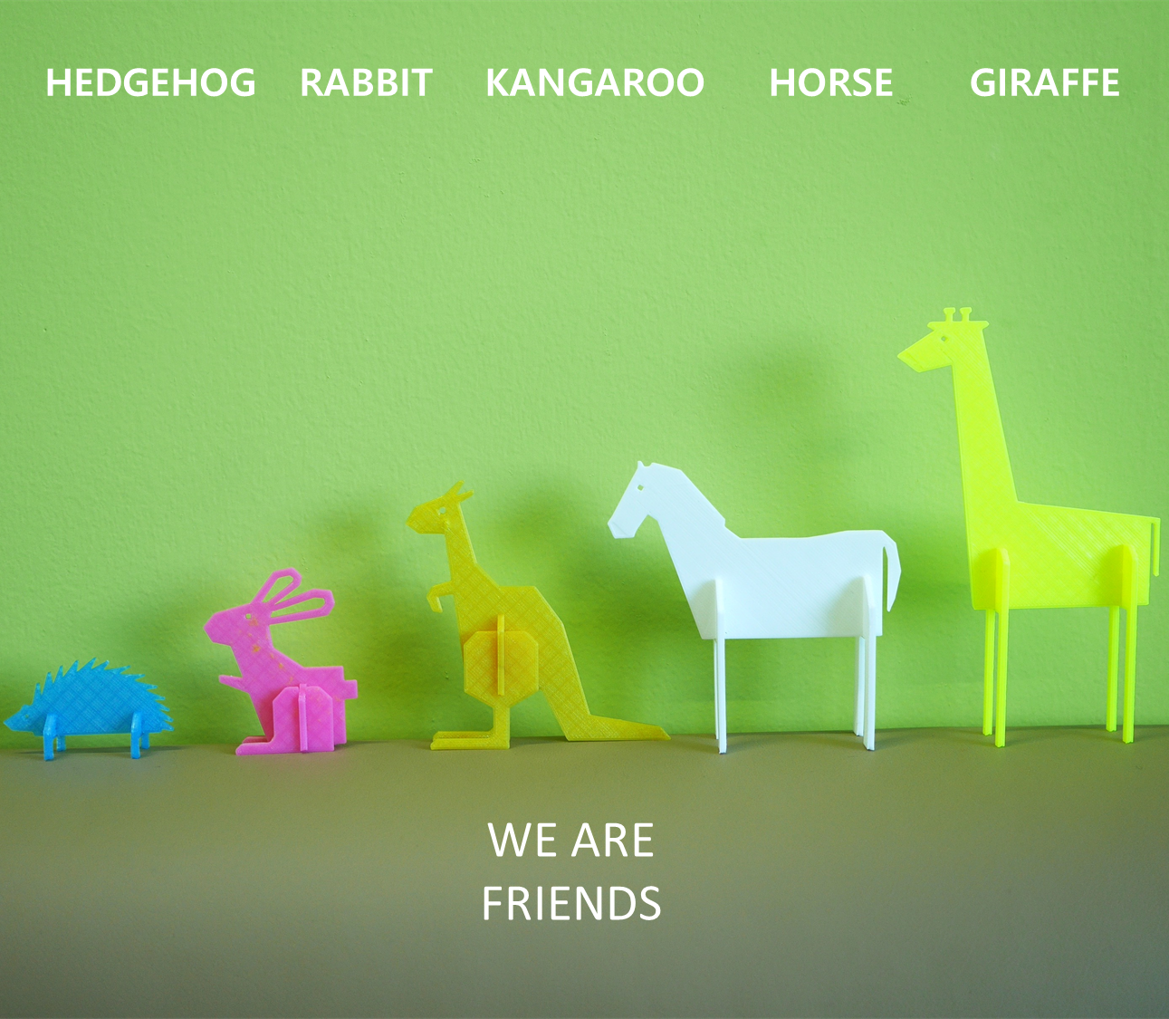 Free STL file Simple animals 2・3D printing model to download・Cults