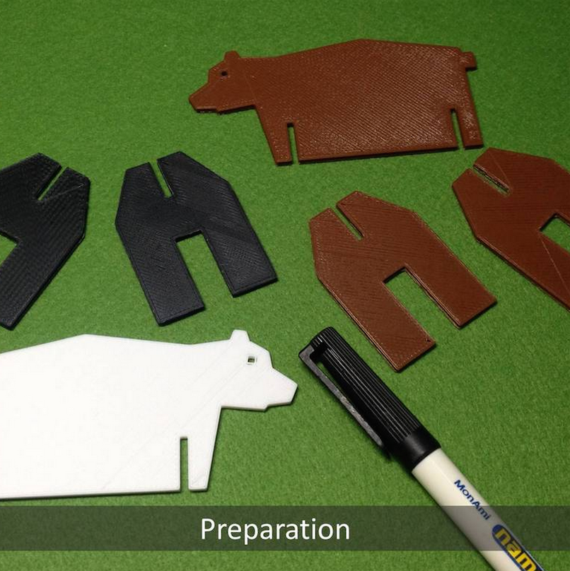 Free STL file Simple animals 6 - Bear & Panda 🐻・3D printable object to ...