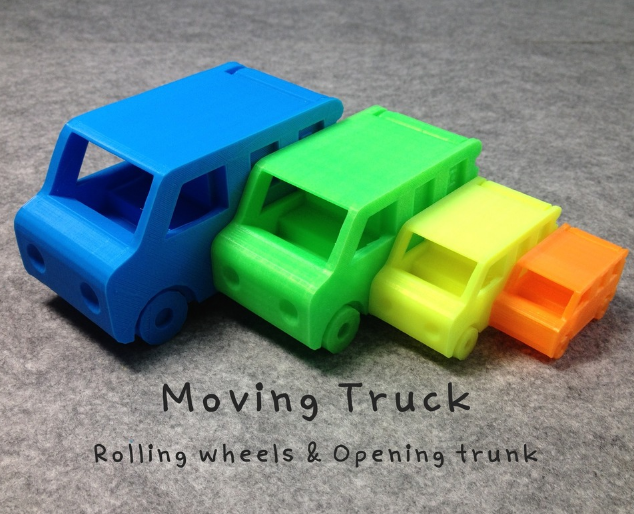 Free STL file Moving Truck・3D printer design to download・Cults