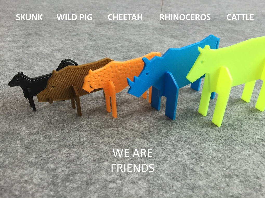 Free STL file Simple Animals 10・3D printer design to download・Cults