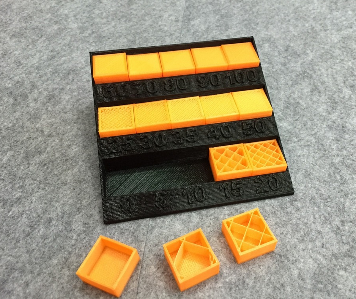 Free STL file Infill percent display for teaching 🧑‍🏫・3D print object ...