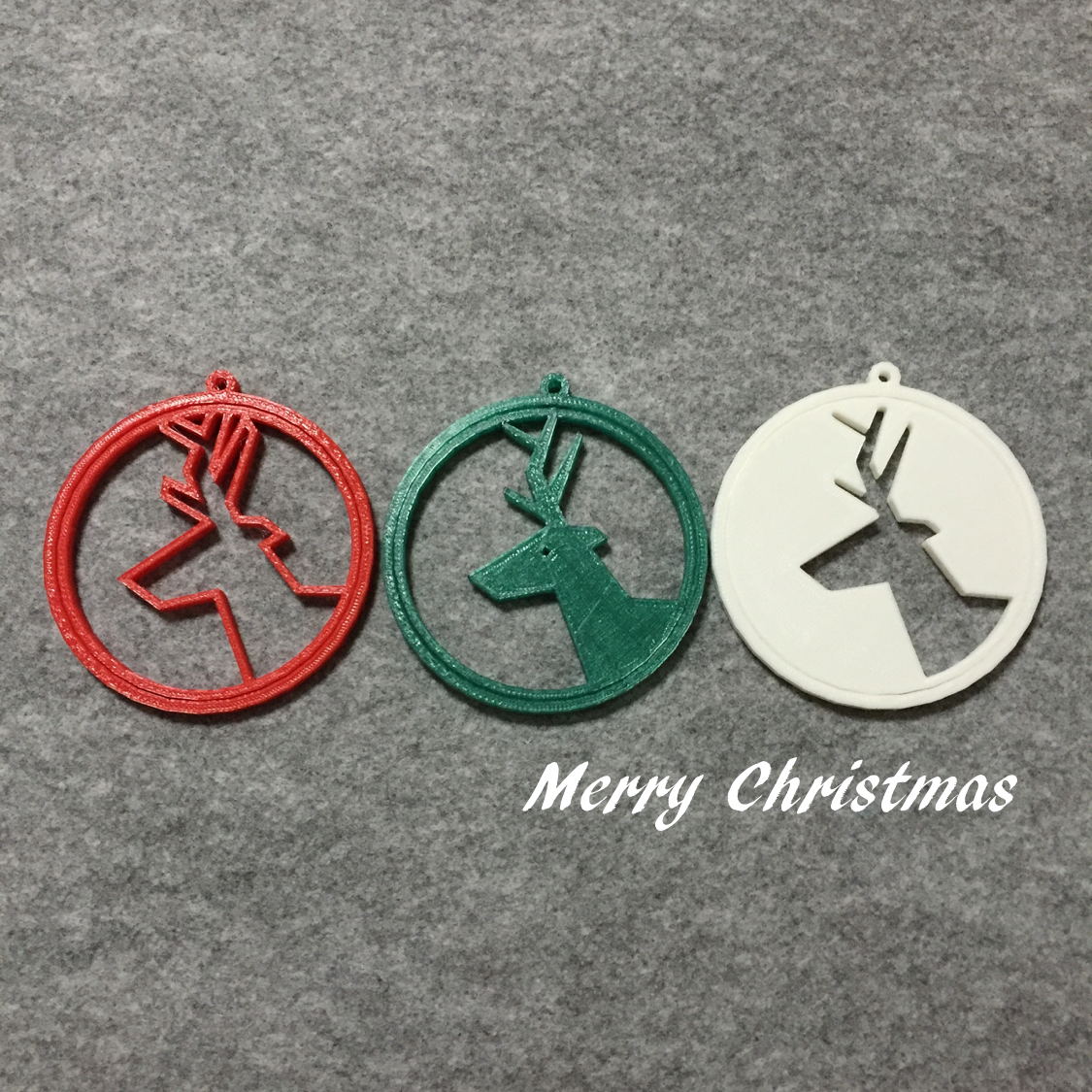 Free STL file Deer ring for Christmas・Design to download and 3D print・Cults