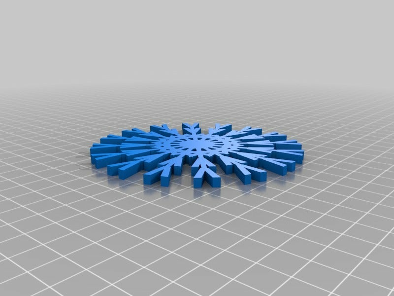 Free STL file Snowflakes by Tinkercad・3D printing model to download・Cults