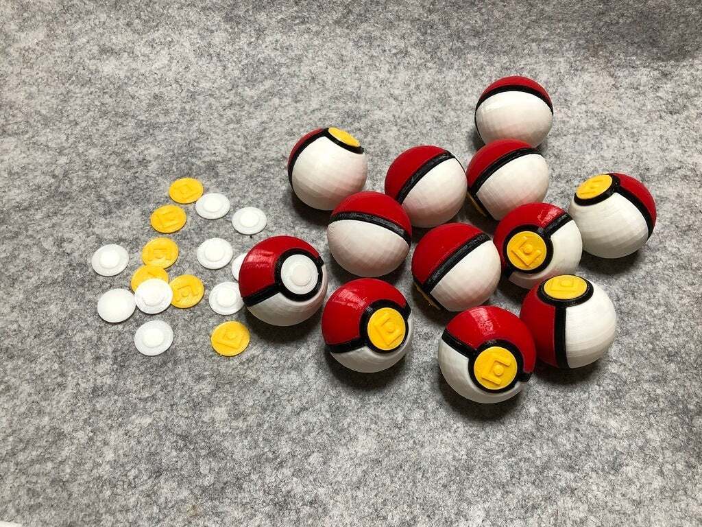 Free STL file Pokemon Ball with Tinkercad・3D printable model to ...