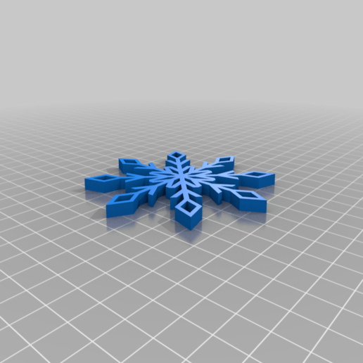 Download free 3D printer templates Snowflake with Tinkercad ・ Cults