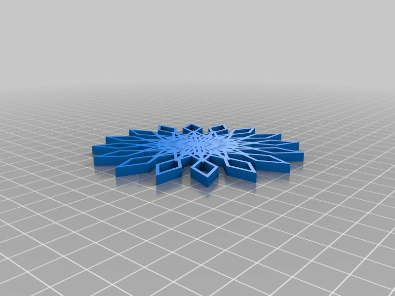 Free STL file Snowflakes by Tinkercad・3D printing model to download・Cults