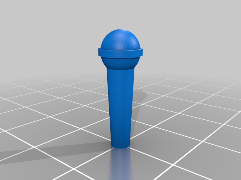 Free 3D file Miniature MIC & stand for Playmobil with Tinkercad・3D ...