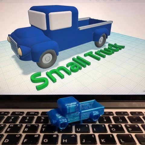 Download free STL file Small Truck with Tinkercad • 3D printable model ...