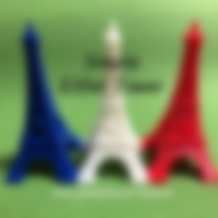 Download free STL file Simple Eiffel Tower - 10mins Modeling • 3D print ...