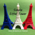 Download free STL file Simple Eiffel Tower - 10mins Modeling • 3D print ...