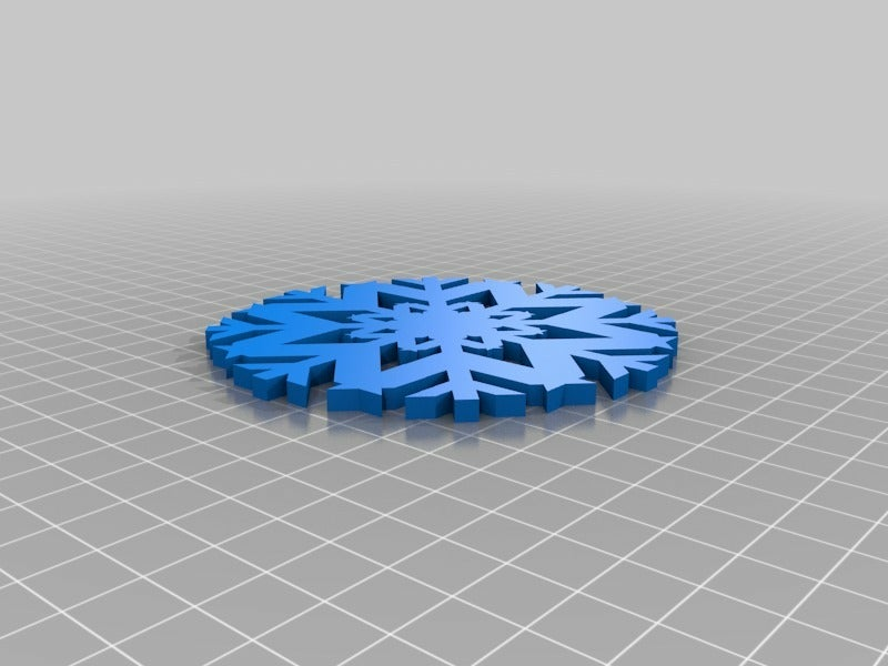 Free STL file Snowflakes by Tinkercad・3D printing model to download・Cults