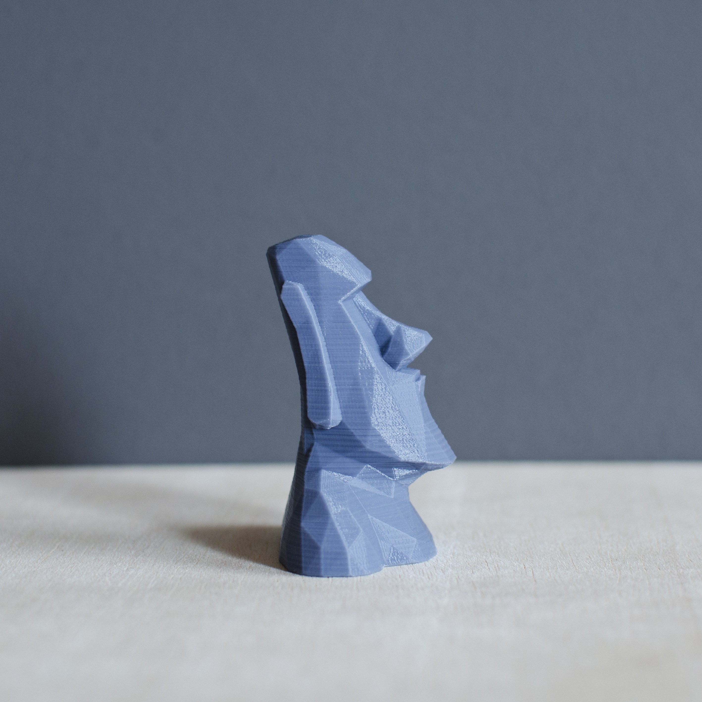 3D printing Low Poly Moai • made with BCN3D+・Cults