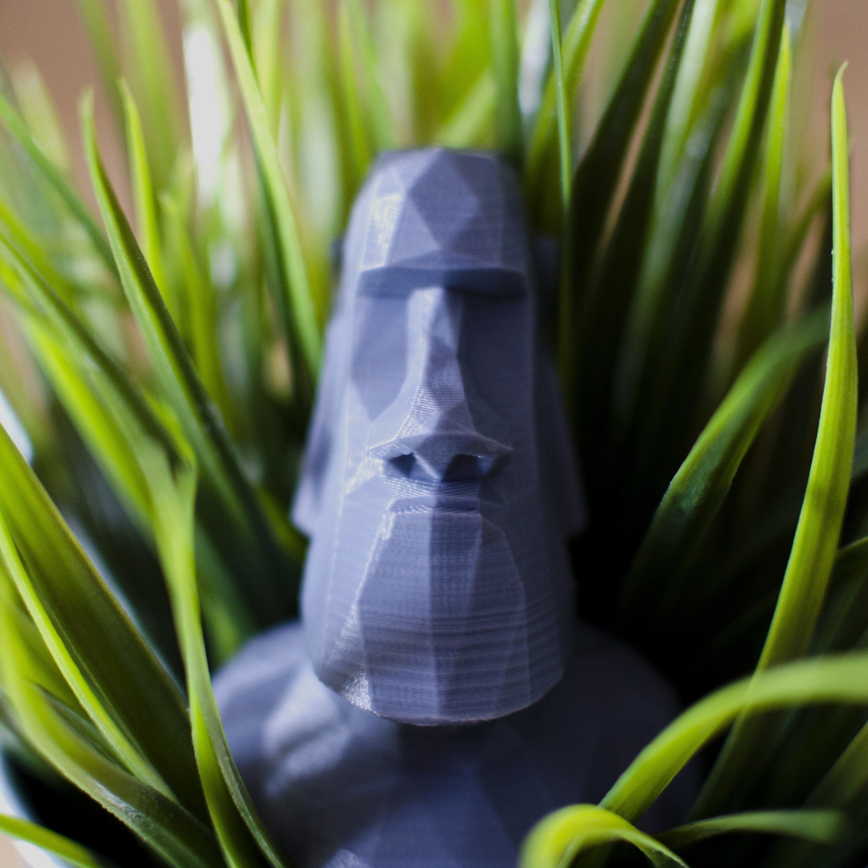 3D printing Low Poly Moai • made with BCN3D+・Cults