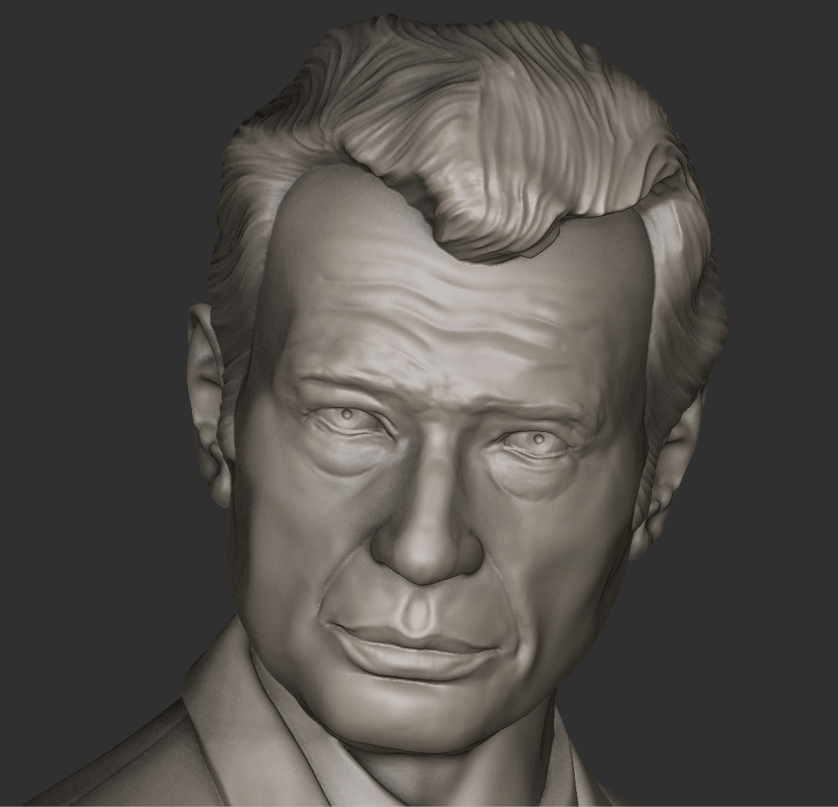 Fichier STL JOHNNY HALLYDAY ⭐・Plan imprimable en 3D à télécharger・Cults