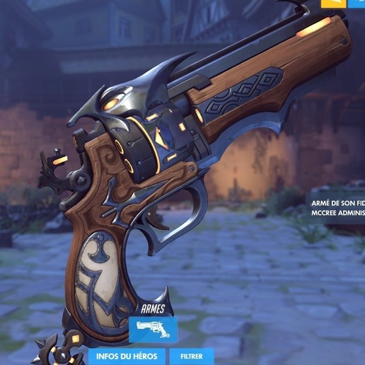 Download STL file VAN HELSING OVERWATCH REVOLVER • 3D printing design ...