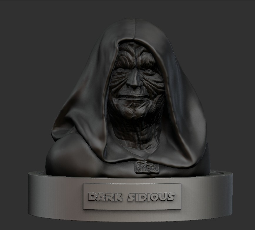 STL file DARK SIDIOUS・Template to download and 3D print・Cults