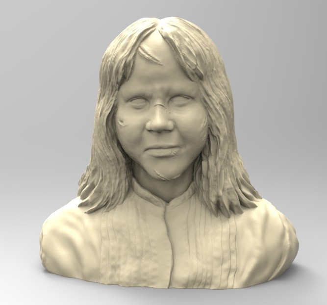 STL file REGAN, THE EXORCIST・3D printer model to download・Cults