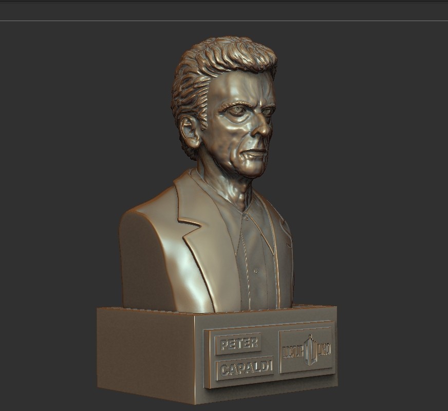 STL file DOCTOR WHO PETER CAPALDI・3D printer model to download・Cults