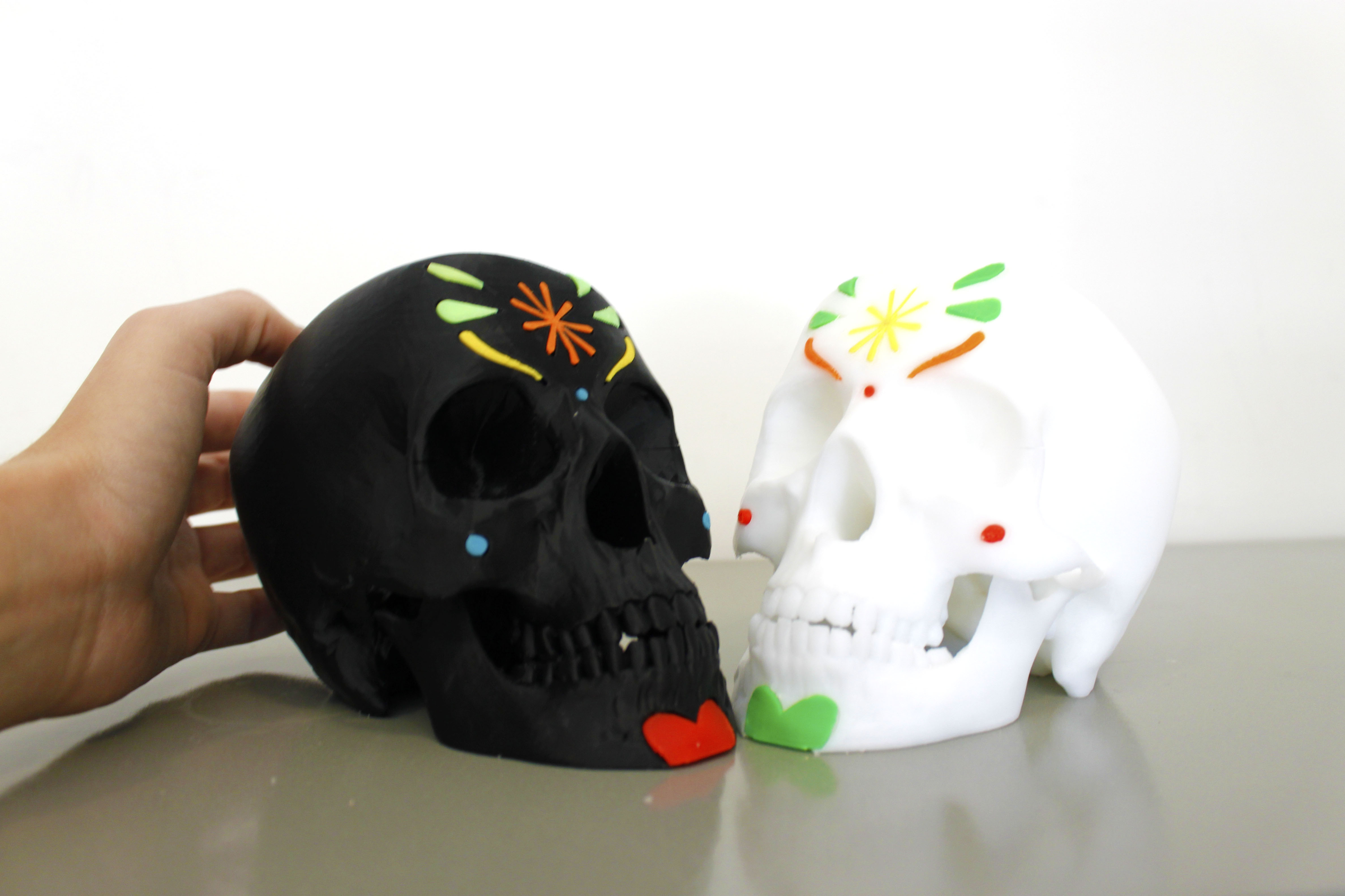 Free STL file Sugar Skull 💀・3D printing idea to download・Cults