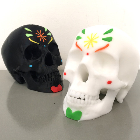 Download free STL file Sugar Skull • Design to 3D print ・ Cults