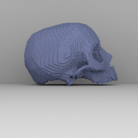 Télécharger plan imprimante 3D Minecraft Skull ・ Cults