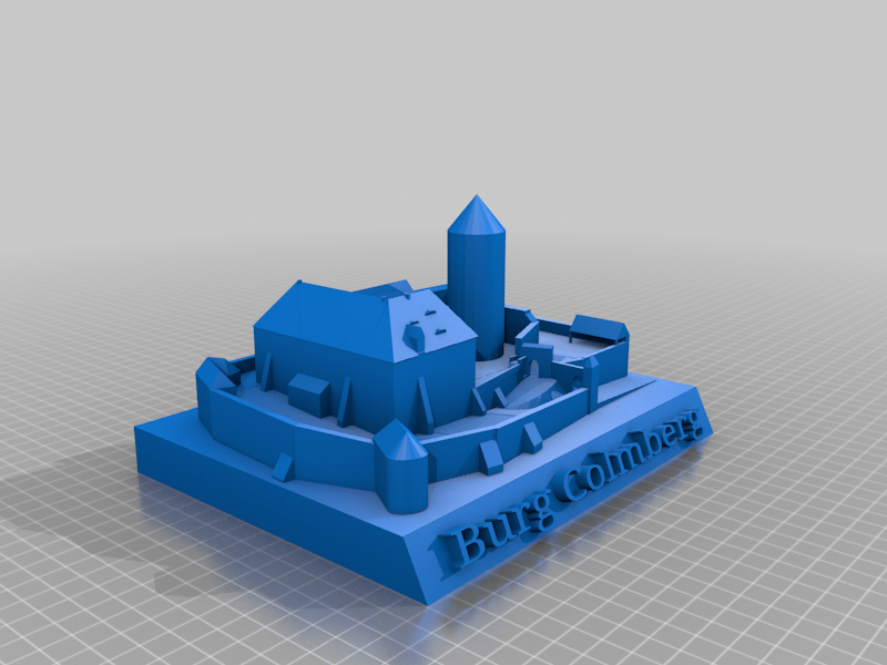 Free 3D file Colmberg Castle (Burg Comberg) 🏰・Model to download and 3D ...