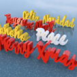 Download free 3D print files Christmas Lettering Blocks ・ Cults