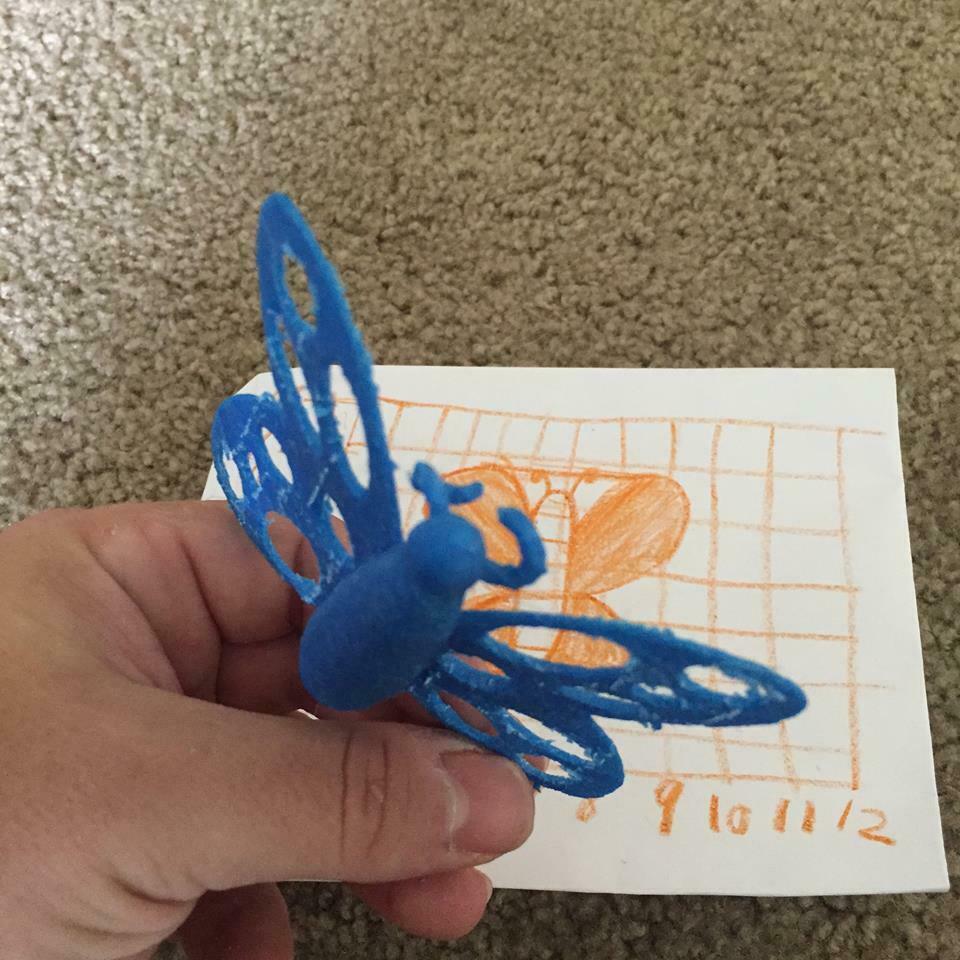 Free 3D file SIMPLE butterfly・3D printer model to download・Cults