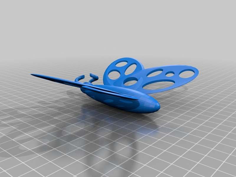 Free 3D file SIMPLE butterfly・3D printer model to download・Cults