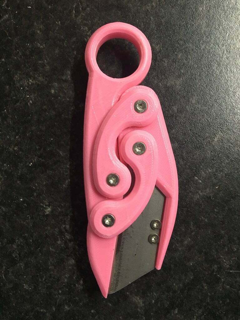 Free STL file Retractable 'Cat Claw' Box Cutter・3D printable model to ...