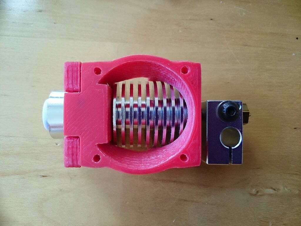 Free STL file E3D-v6 Hotend mount for K8200・3D printable object to ...