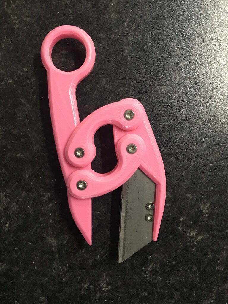 Free STL file Retractable 'Cat Claw' Box Cutter 🐱・3D printable model to ...