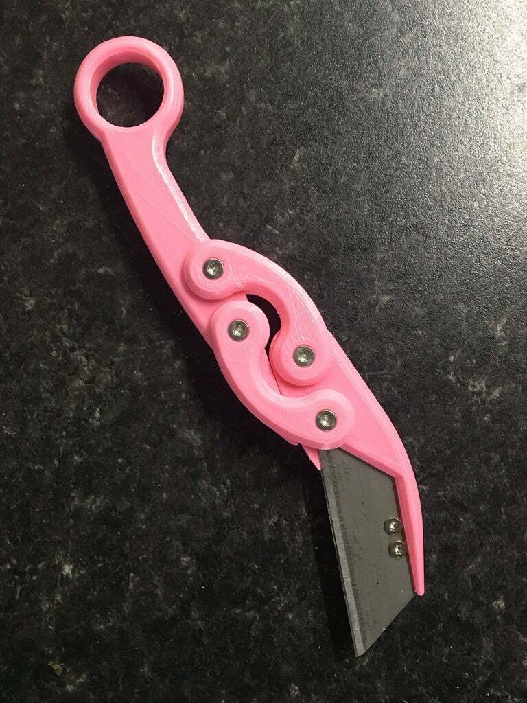 Free STL file Retractable 'Cat Claw' Box Cutter 🐱・3D printable model to ...