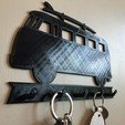 Download free STL file VW Bus Key Rack • Design to 3D print ・ Cults