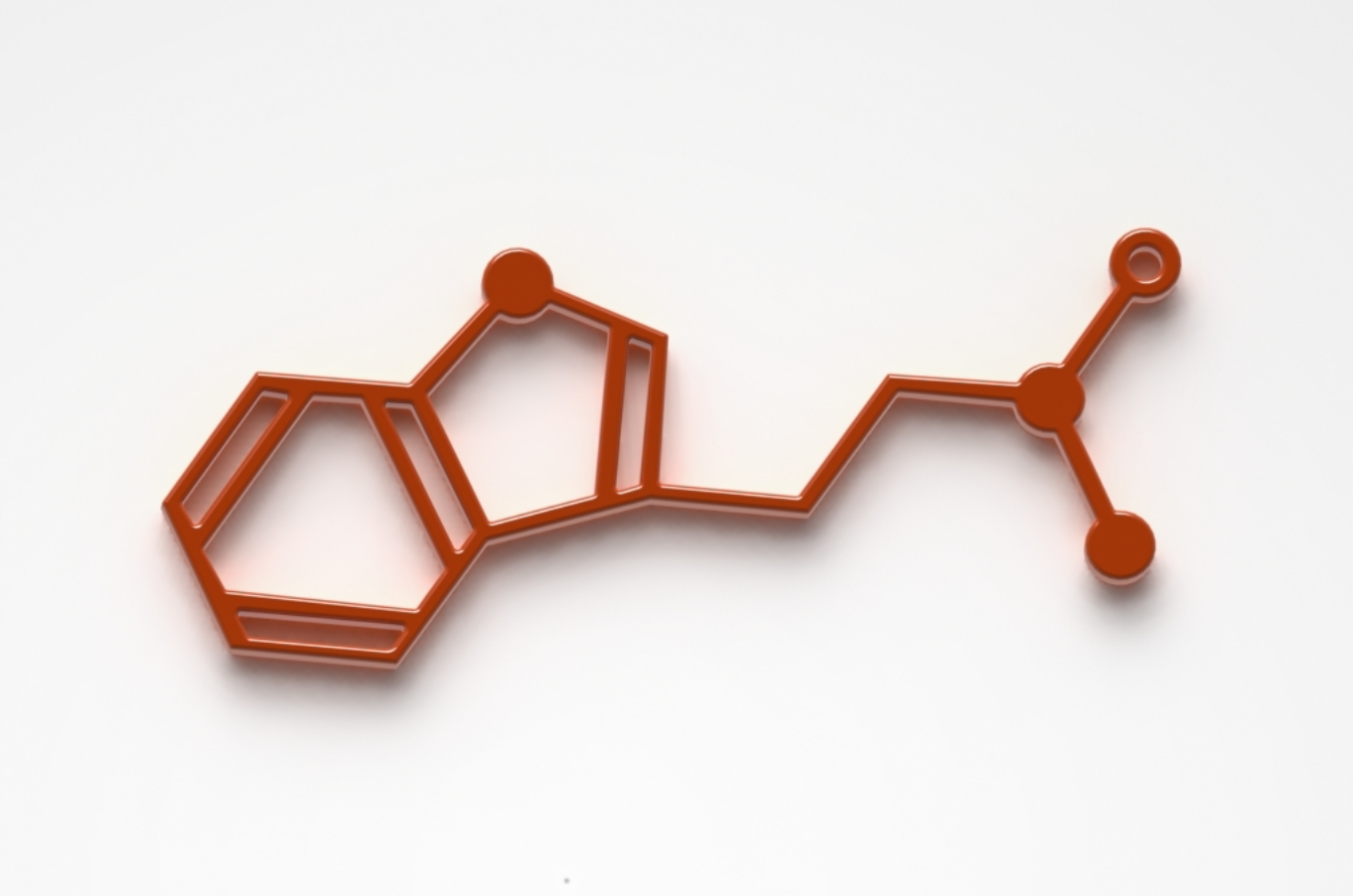 Free STL file DMT Molecule Earings/Neclace・3D printing design to ...