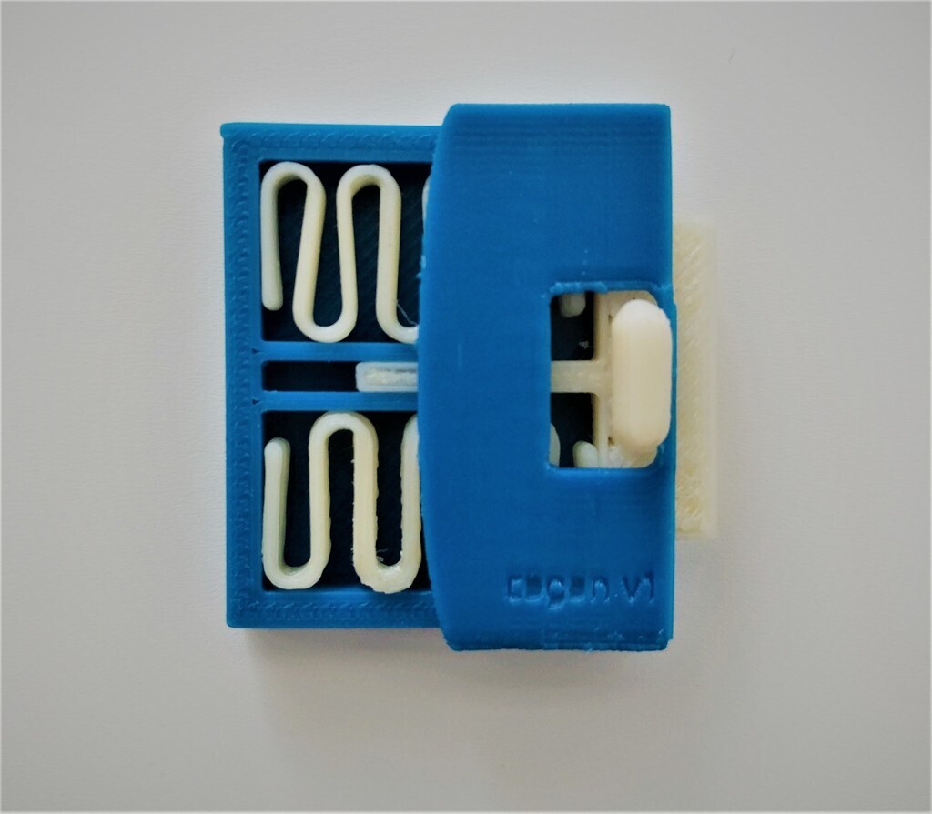 Free STL file micro spring door lock / latch・3D printing idea to ...