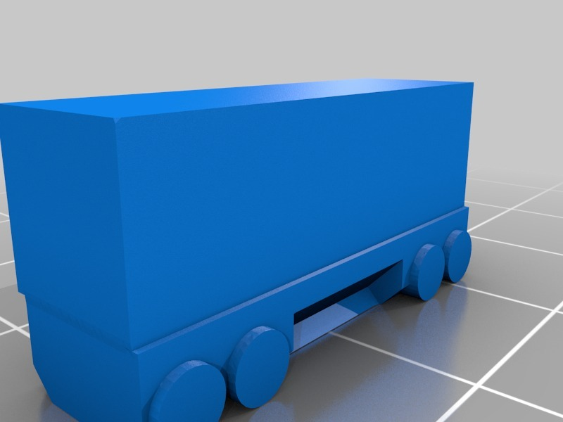 Fichier STL gratuit Ticket To Ride Box Car 🎫・Design à télécharger et à ...