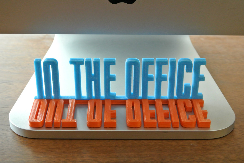 Free STL file Desk Sign 🪑・3D printing template to download・Cults