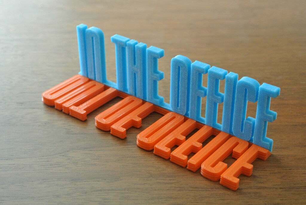 Free STL file Desk Sign・3D printing template to download・Cults