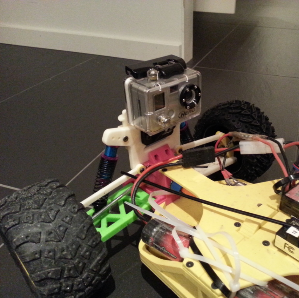 Archivo STL gratis Montaje GoPro para OpenRC Truggy RC Car・Diseño ...