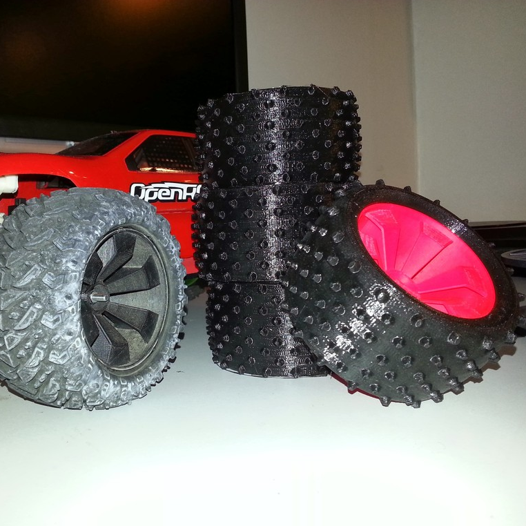 Free STL file OpenRC Truggy Tire (Experimental)・3D print design to ...