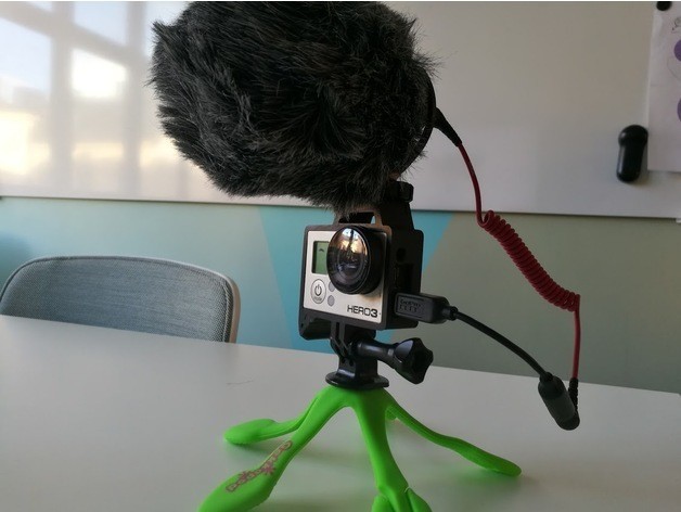 Free STL file GoPro Hero Frame w Hot Shoe Mount・3D print design to ...