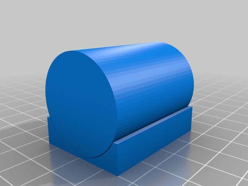 Free STL file 3Dprint a near perfect cylinder lying down・3D printer ...