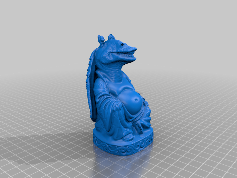 Free STL file Jar Jar Binks | The Original Pop-Culture Buddha・3D ...