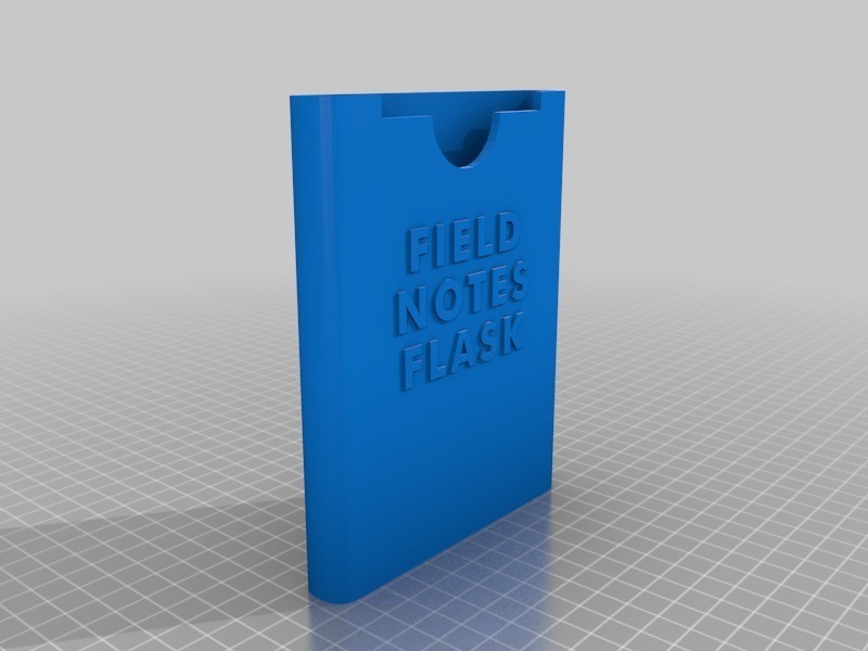 Free 3D file Field Notes Flask・Template to download and 3D print・Cults