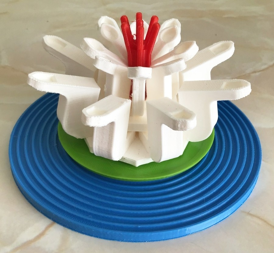 Free STL file Water Lily - LEGO style 🚰・3D printable model to download ...