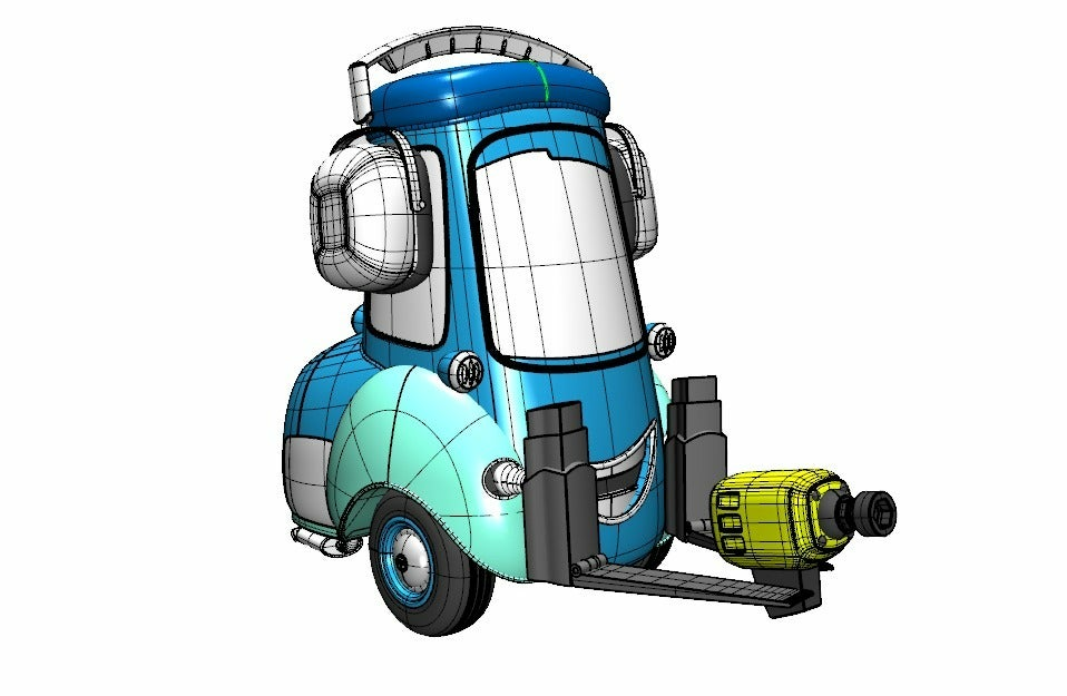 Free STL file Guido Cars forklift 🛑・Template to download and 3D print・Cults