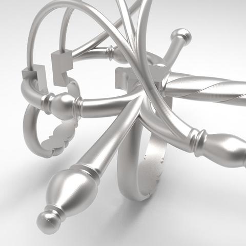 Download STL files Sword handle (hilt) ・ Cults